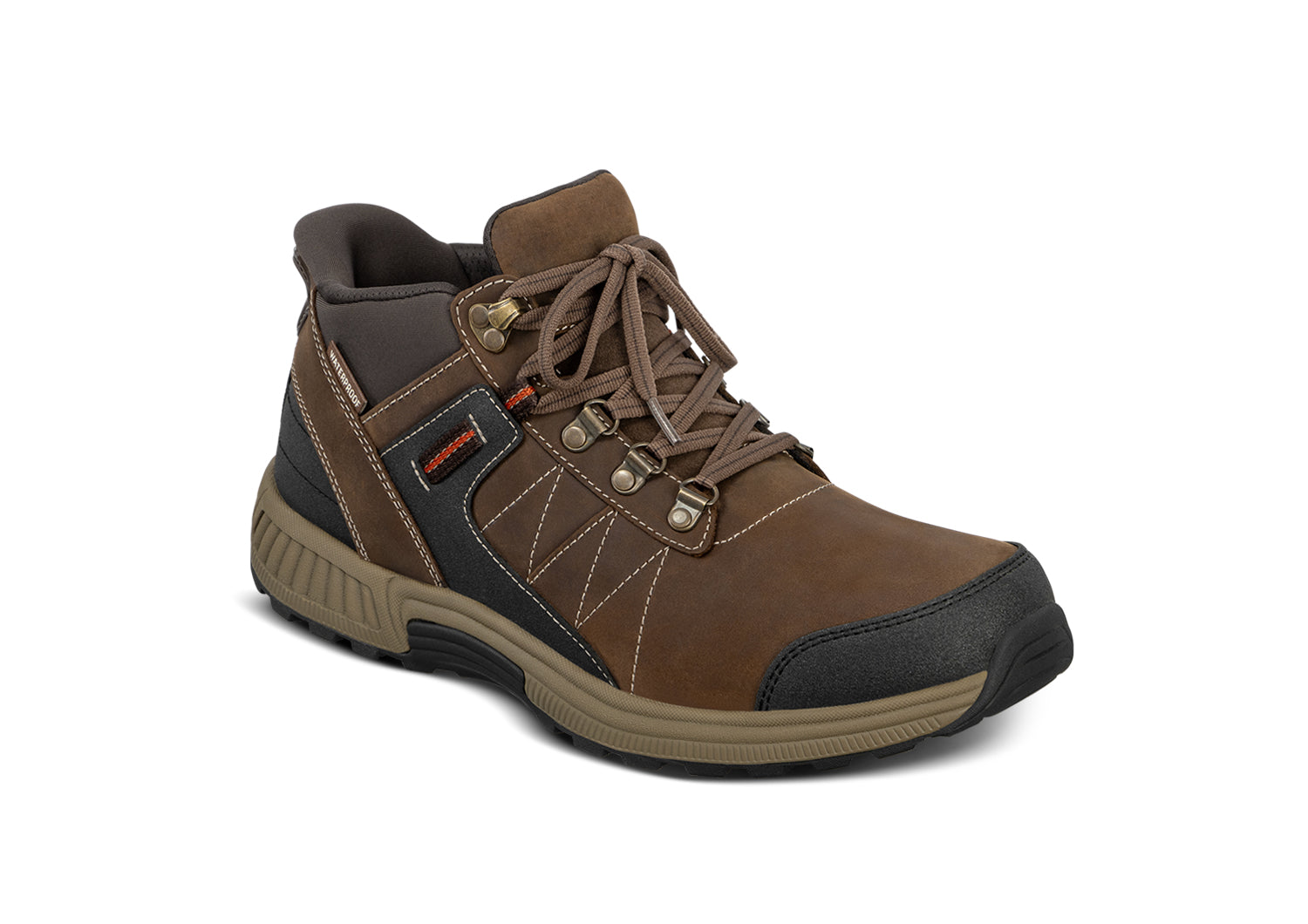 Men's Hands-Free Boots Orthotic Shoes | Dalton Hands-Free Boots - Brown ...