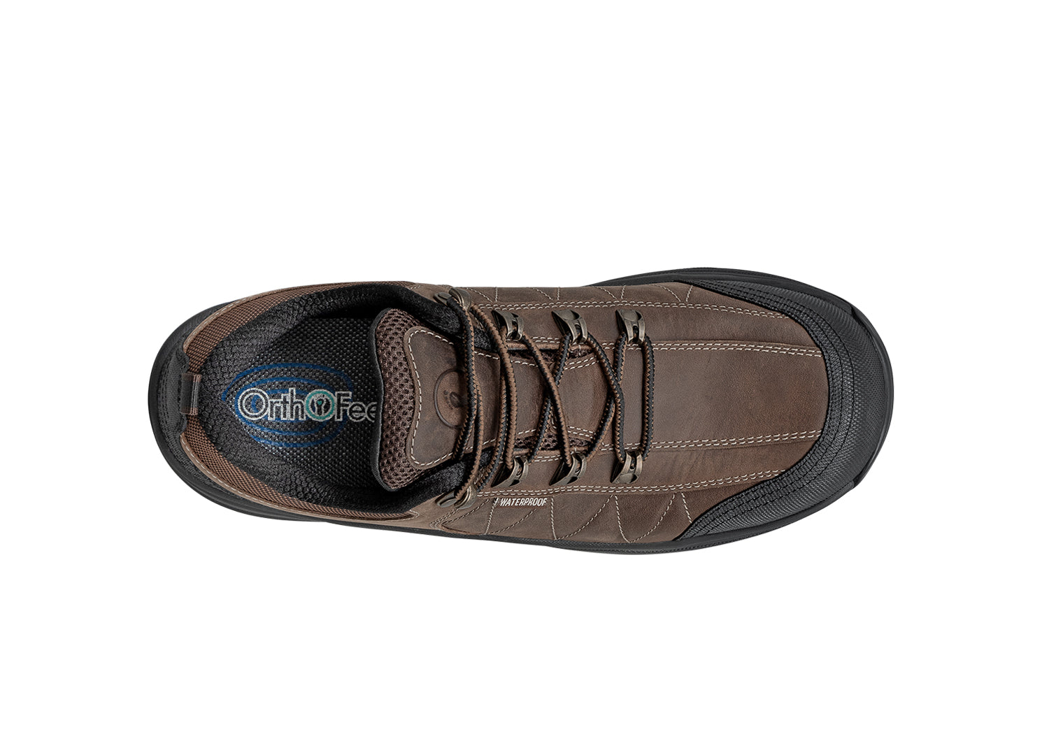 Men's Work Shoes Safety Composite Toe | Dolomite Brown Orthofeet