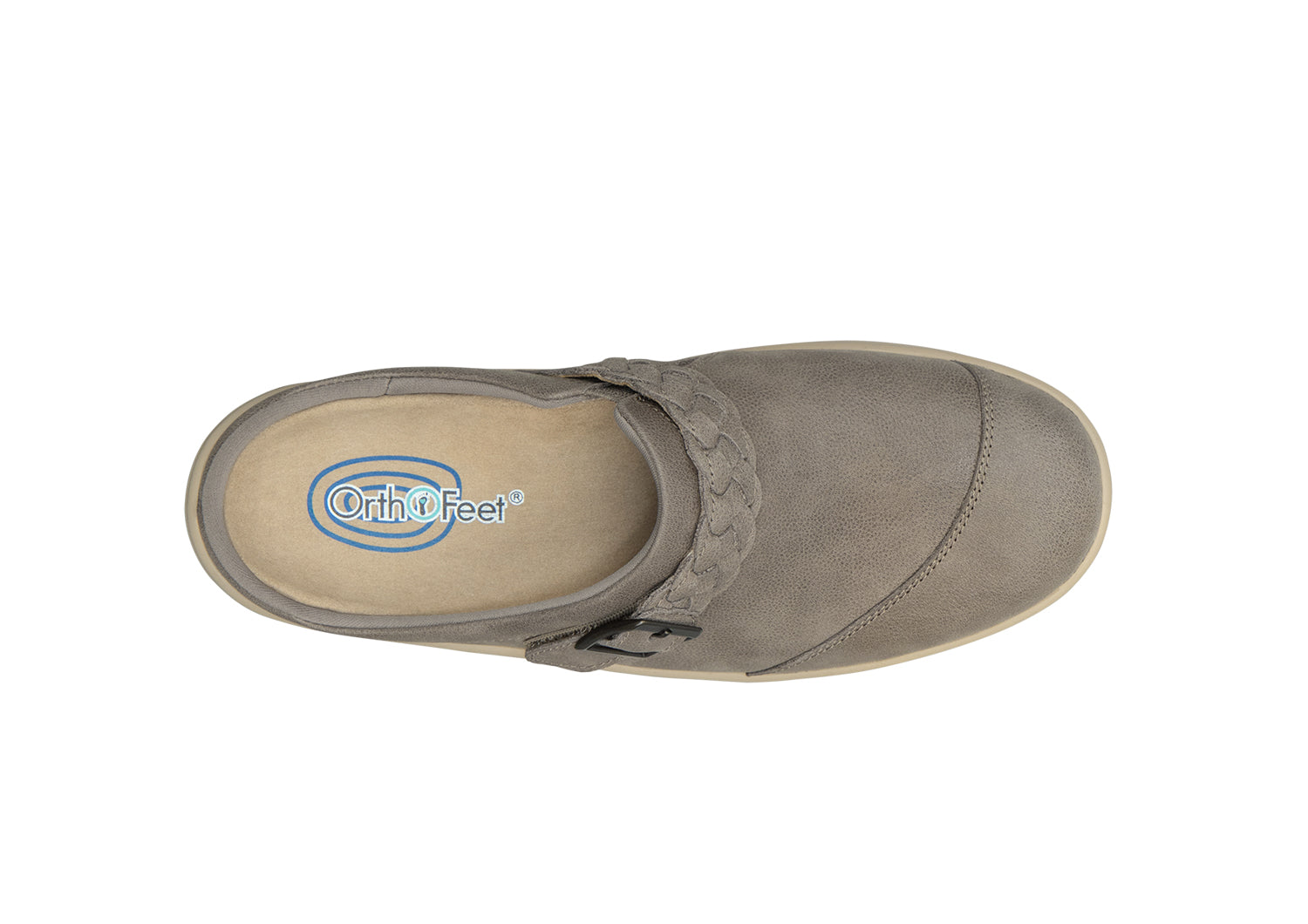 Women's Orthotic Arch Support Slip-on Shoes | OrthoFeet Irma Taupe