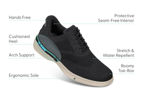 Men's Athletic Shoes Orthopedic Sneakers Diabetic | Rex Hands-Free ...