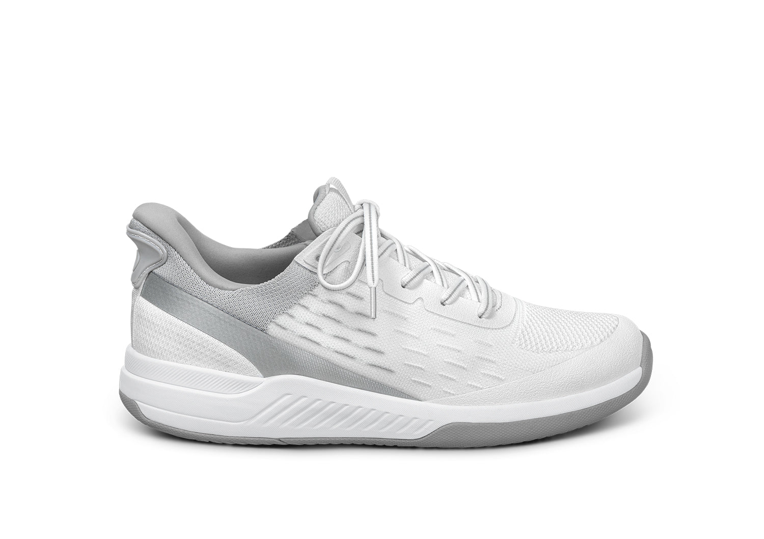 Women's Ace Pickleball Hands-Free Sneakers in White/Gray – Orthofeet®