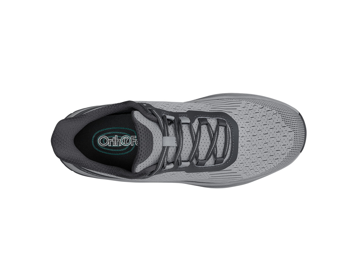 Men's Dash Hands-Free Athletic Sneakers in Gray – Orthofeet®
