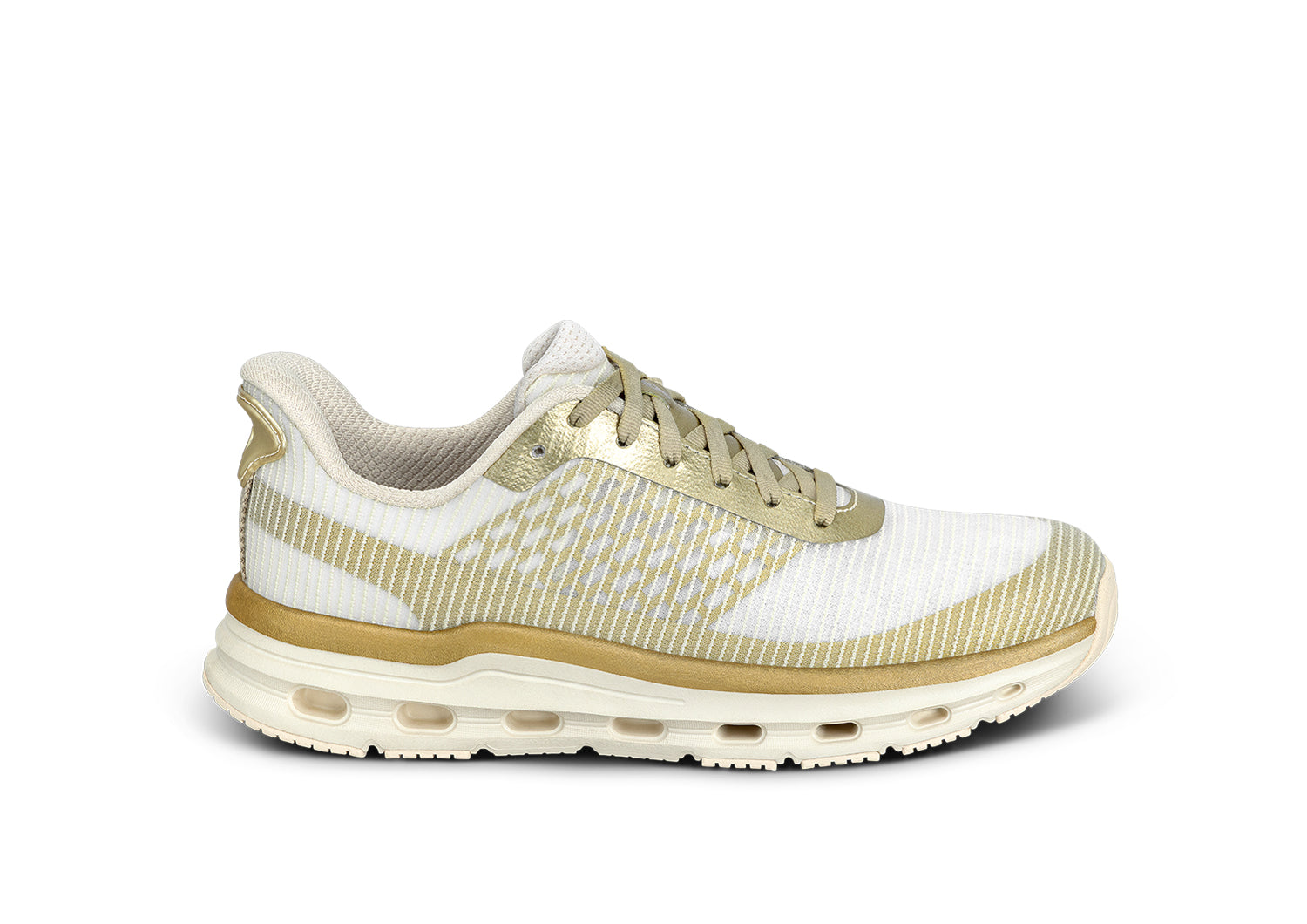 Women's Jaunt Hands-Free Sneakers in Blonde/Bronze – Orthofeet®