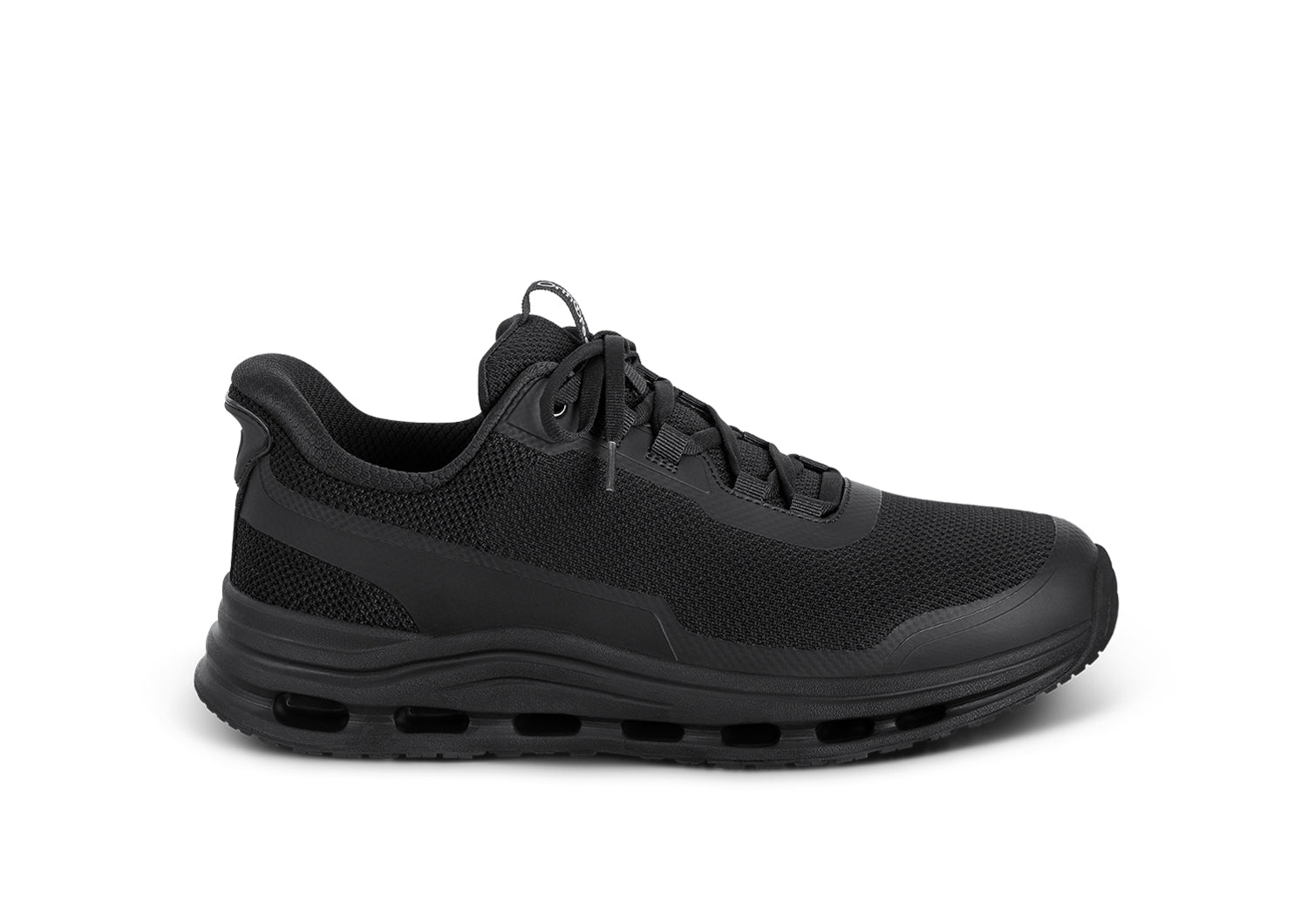 Men's Sneakers Shoes Athletic | Orthofeet Journey Hands-Free - Black ...