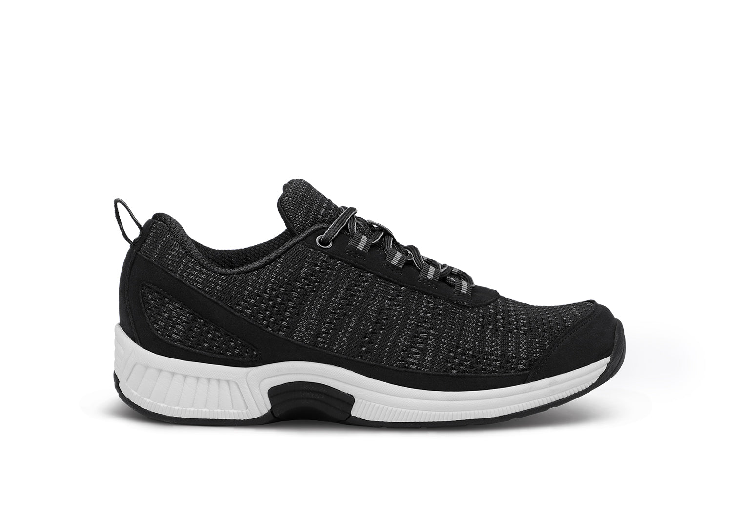 Men's Athletic Shoes Orthopedic Sneakers Diabetic | Lava Black – Orthofeet®