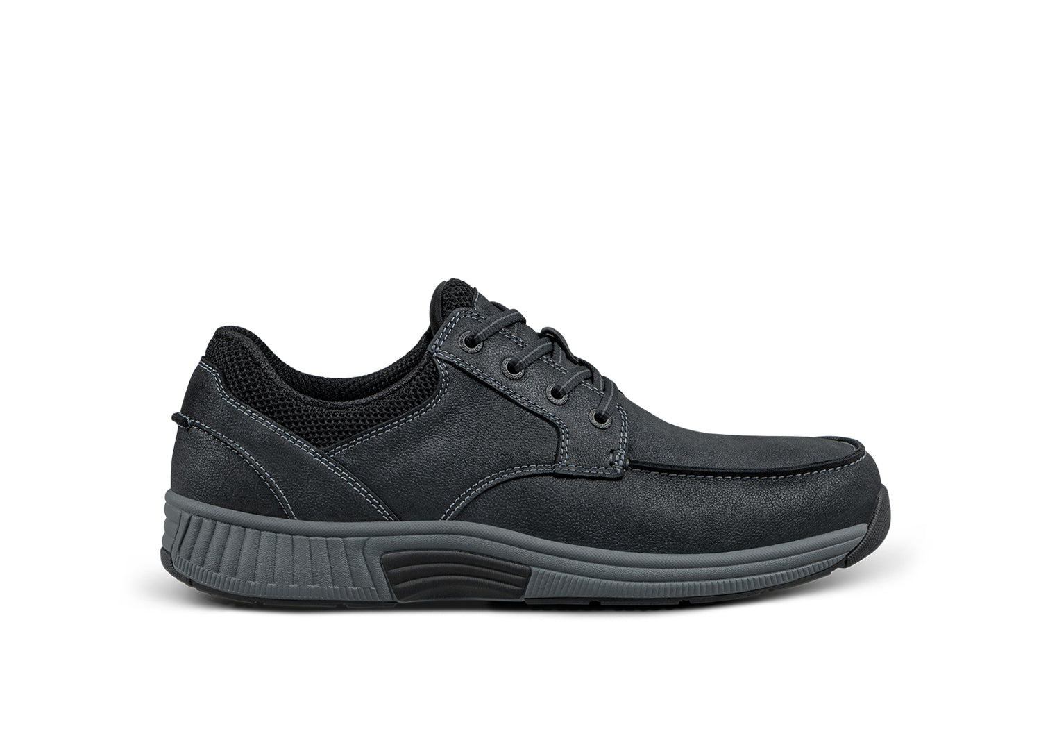 Men's Casual Shoes Orthopedic | Leo - Black – Orthofeet®