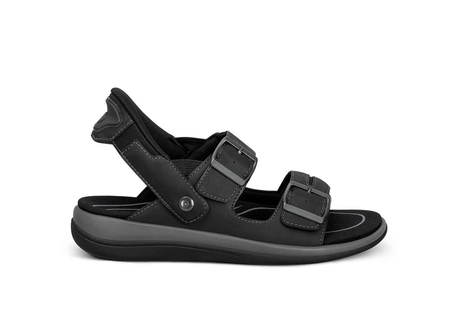 Women's Minerva Hands-Free Sandals in Black – Orthofeet®