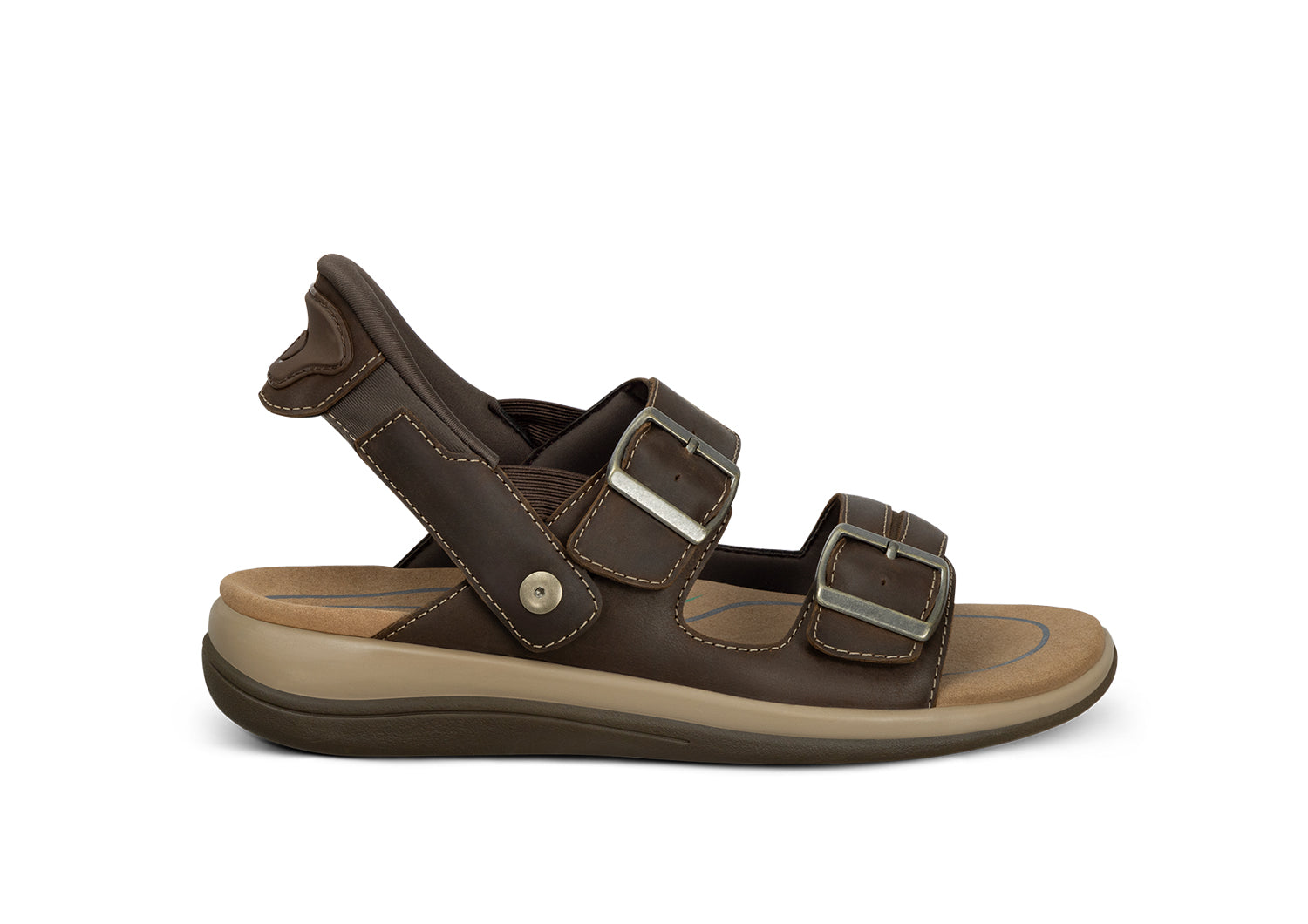 Women's Minerva Hands-Free Sandals in Brown – Orthofeet®