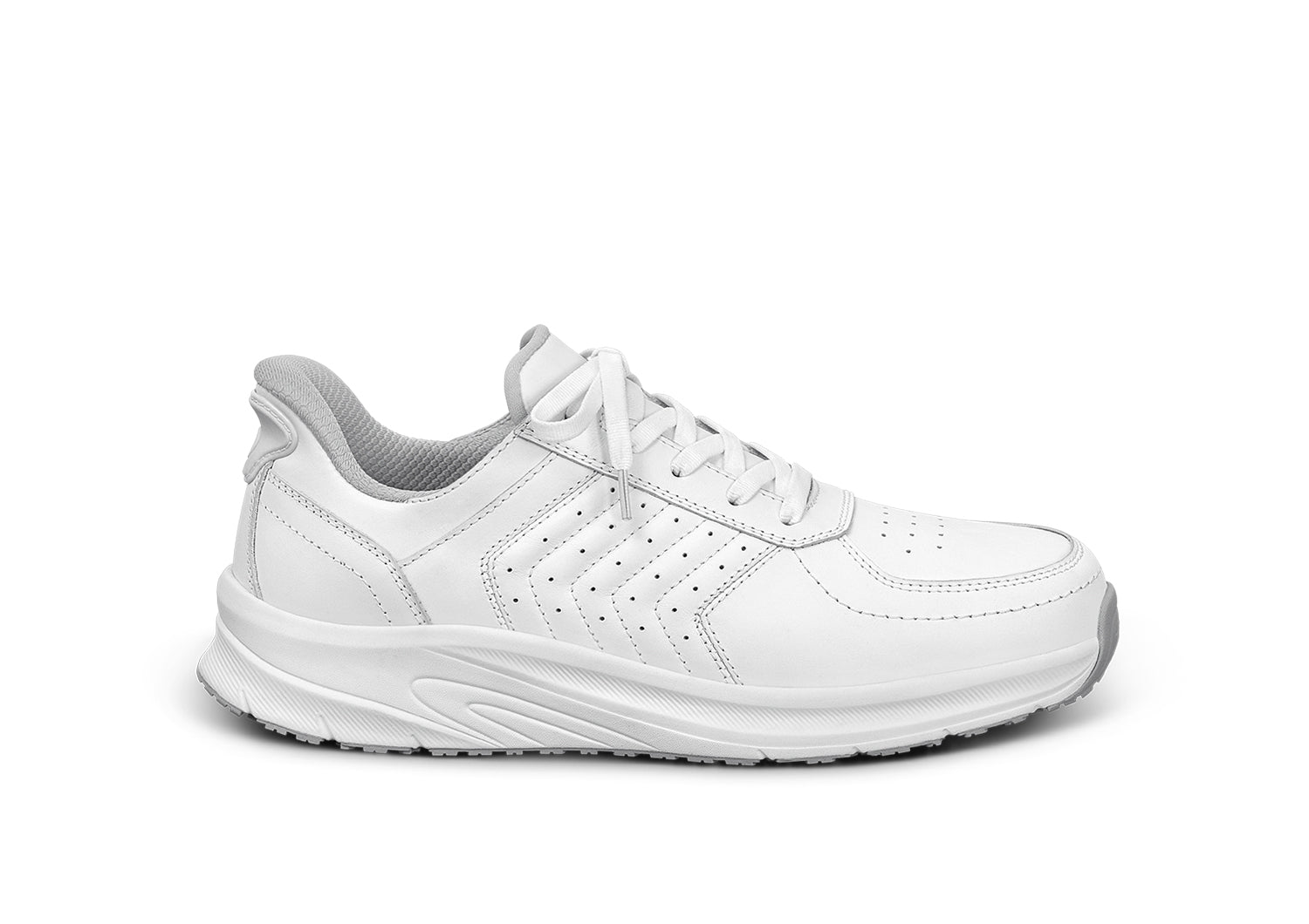Men's Sneakers Shoes Athletic | Orthofeet Navigate Hands-Free - White ...