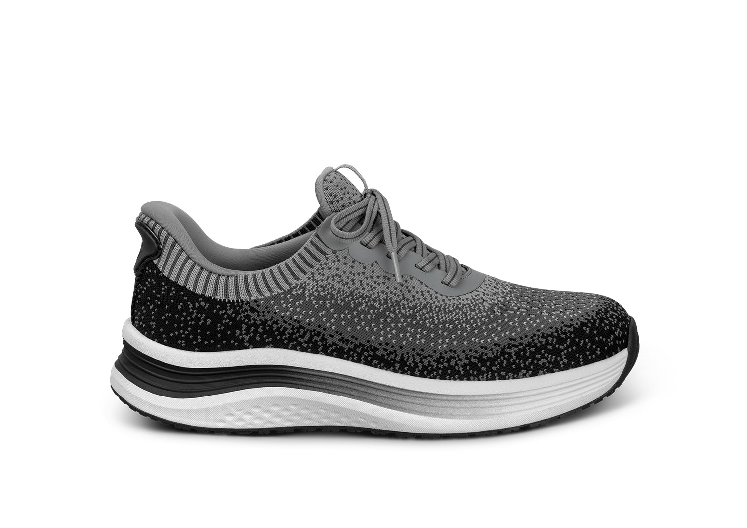 Women's Nira Hands-Free Athletic Sneakers in Black/Gray – Orthofeet®