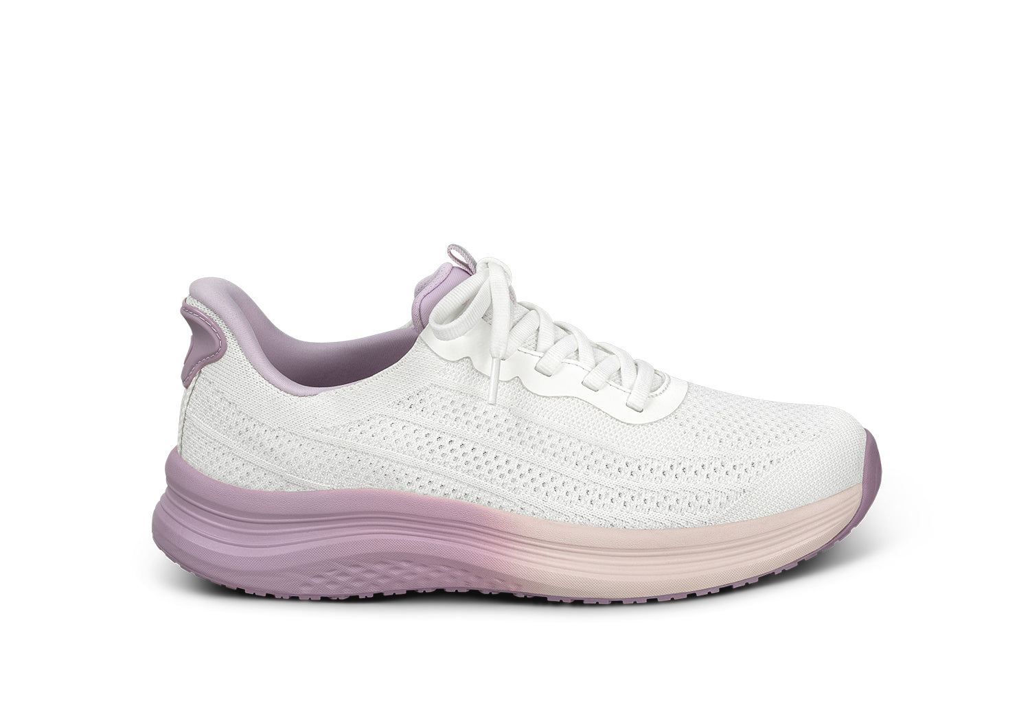 Women's Nira Hands-Free Sneakers in White/Lavender – Orthofeet®