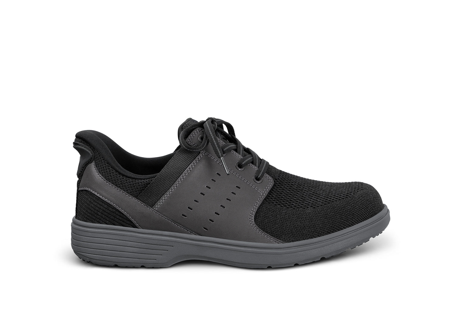 Men's Orthopedic Casual Shoes | Siron Hands-Free Shoe - Black – Orthofeet®