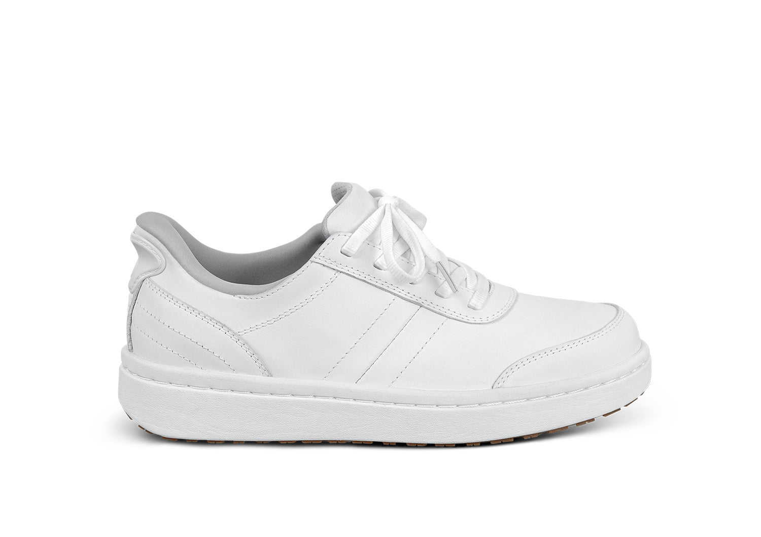 Women's Diabetic Athletic Hands-Free Shoes | OrthoFeet Wander White ...