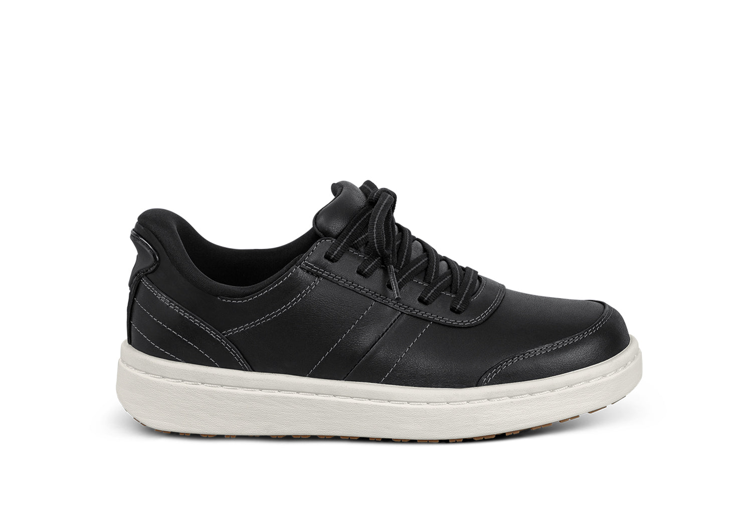 Women's Diabetic Athletic Hands-Free Shoes | OrthoFeet Wander Black ...