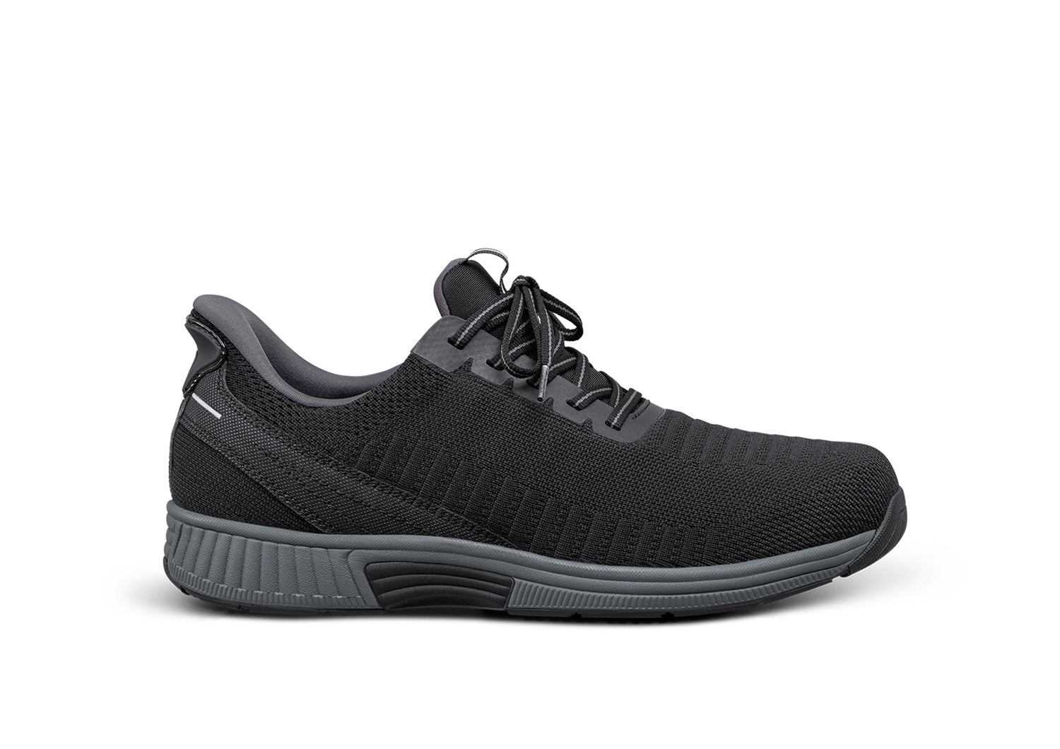 Men's Yari Hands-Free Athletic Sneakers in Black/Gray – Orthofeet®