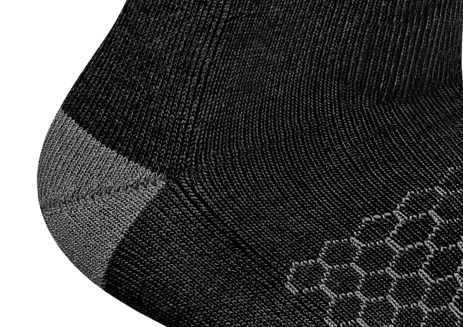 Bunion Relief Padded Ankle Socks Black | OrthoFeet