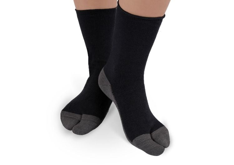 Bunion Relief Socks Split Toe | OrthoFeet Charcoal